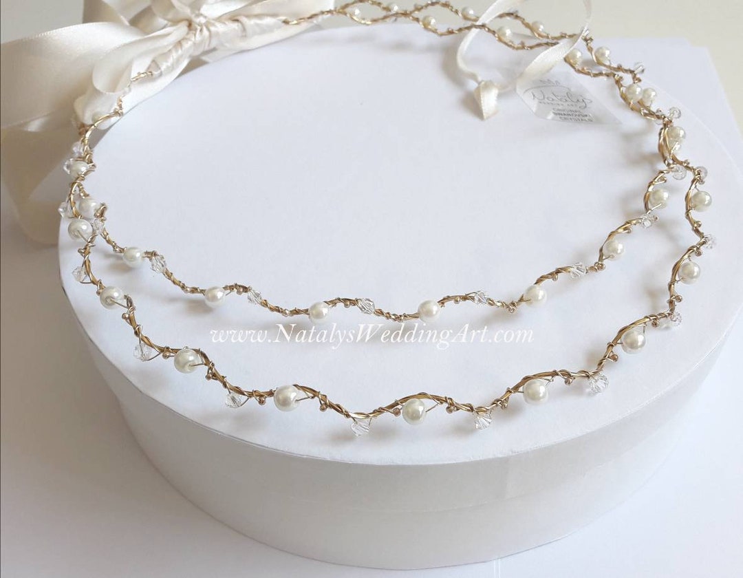 STEFANA Gold or Silver Plated Greek Stefana Orthodox Wedding Crowns ...