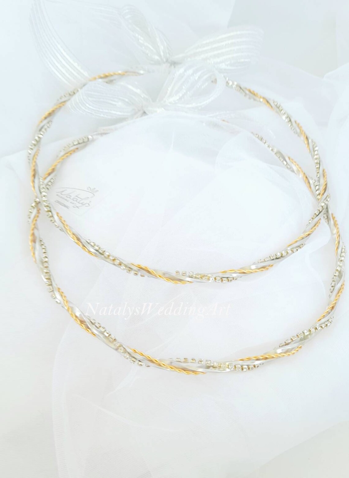 Chic and Simple Stefana Orthodox Wedding Crowns Stefana Handmade Greek ...