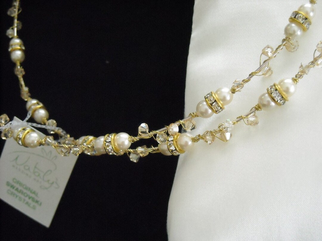 STEFANA Greek Wedding Crowns Stephana Gold Plated Orthodox Greek ...