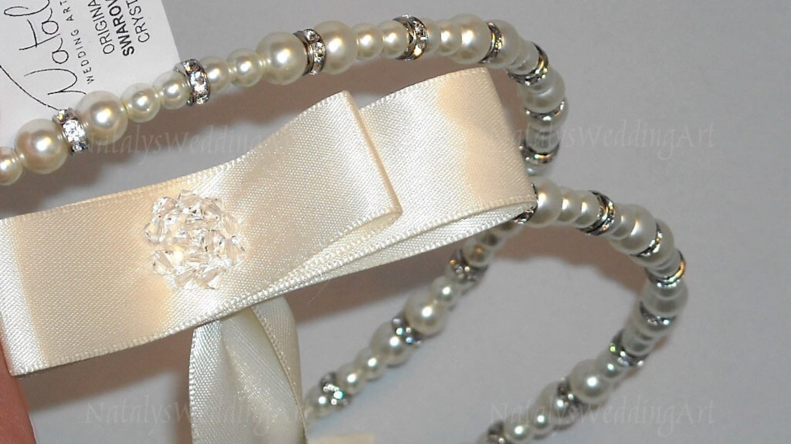 STEFANA Greek Stefana Orthodox Wedding Crowns / Stephana White | Etsy