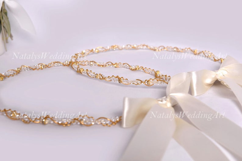 Stefana Greek Stephana Wedding Greek Crowns Orthodox Wedding Gold or ...