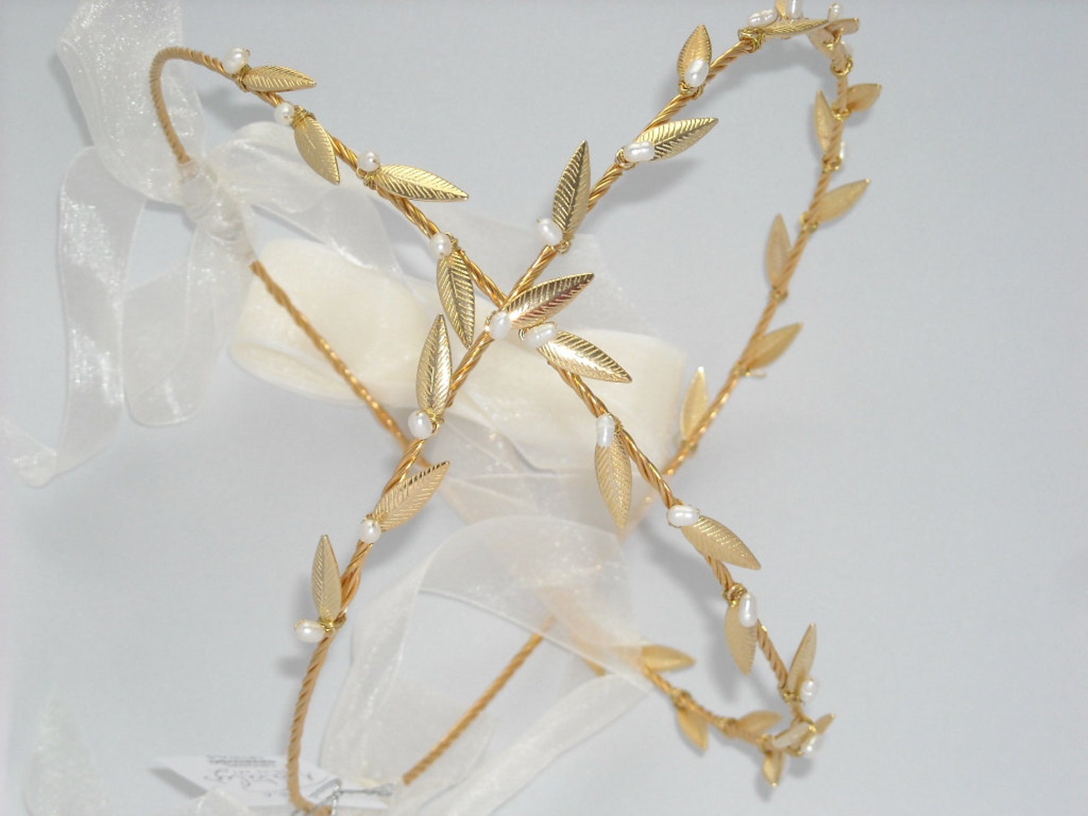 STEFANA Greek Crowns Ancient Greek Style Gold Plated Olive - Etsy