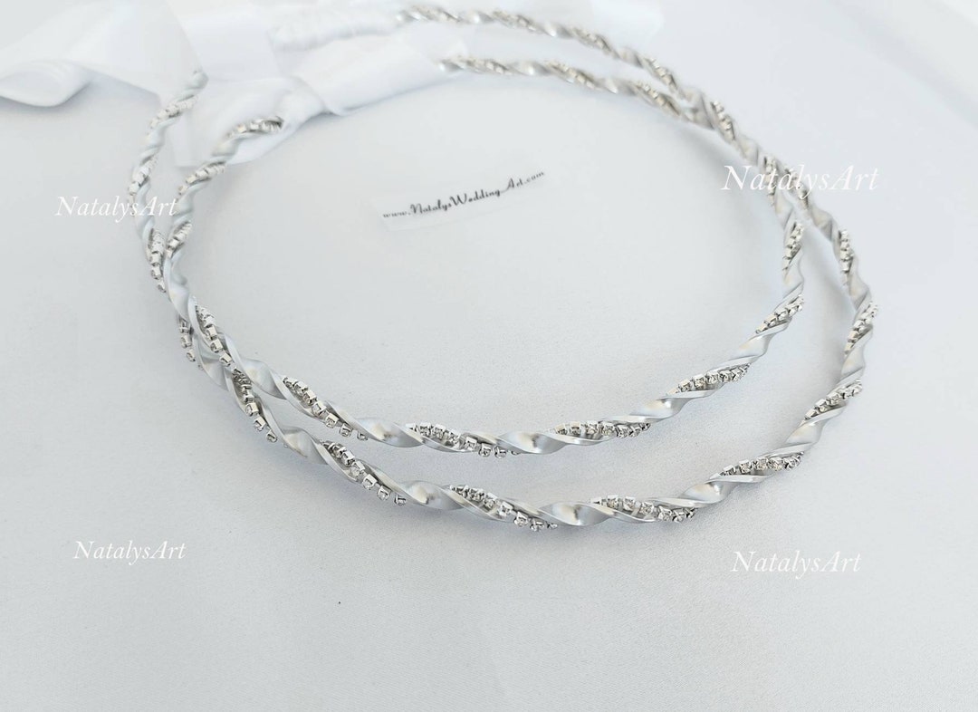 Modern STEFANA Orthodox Wedding Crowns Orthodox Greek Stefana Wedding ...