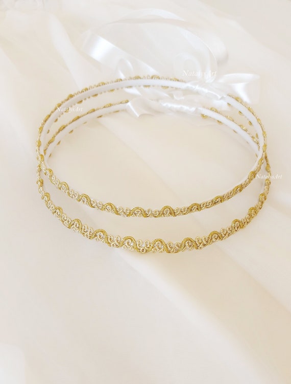 Stefana Greek Wedding Gold Leaf Stefana Newest Crowns Greek