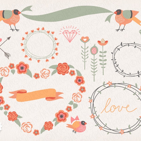 Shabby Chic Wedding Invitation - Etsy