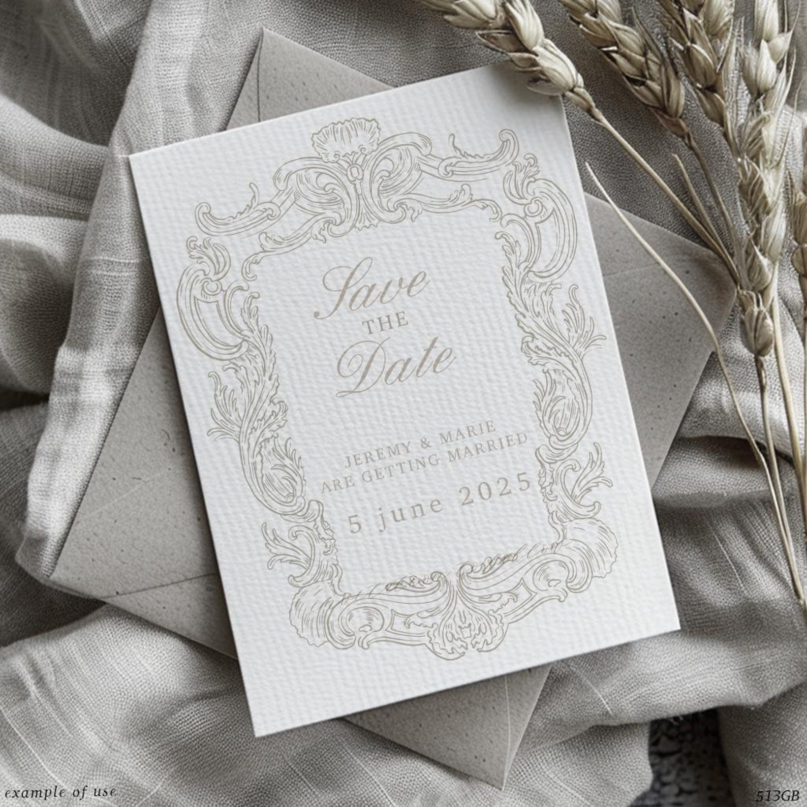 Baroque Blue Line Art, Rococo Frames, Wedding Crest Borders Acanthus ...