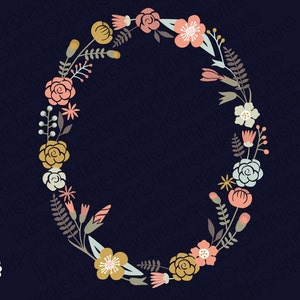 Flower Wreaths, Floral Heart, Antlers, Ribbons, Arrows, Frames, Roses ...