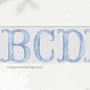 Wedding Monogram Letters, Crest Watercolor Alphabet, Vintage Dusty ...