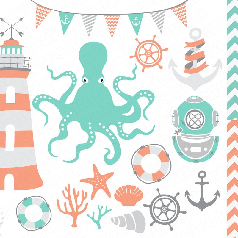 Nautical Clip Art - Etsy