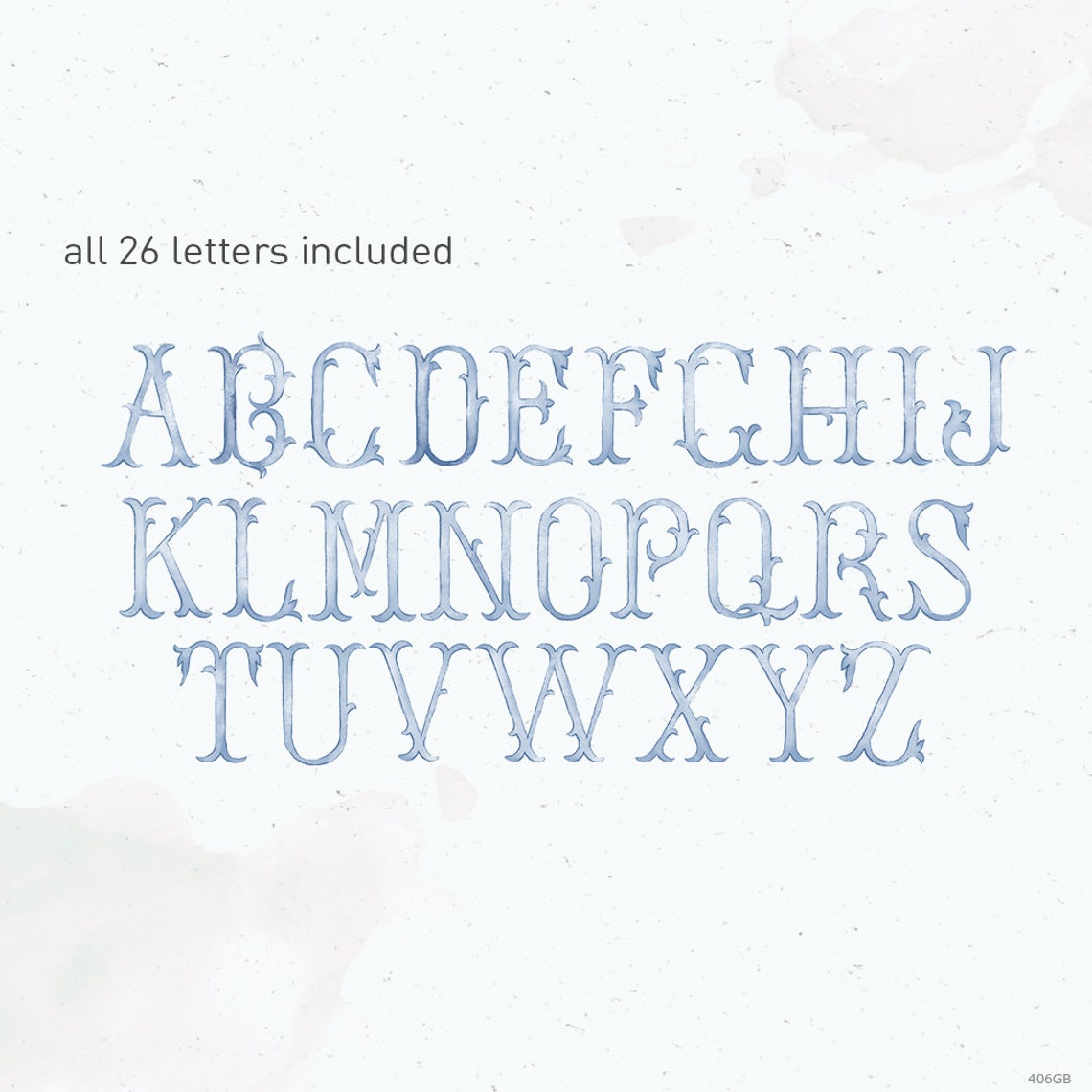 Crest Watercolor, Wedding Crest, Monogram Letters, Watercolor Alphabet ...