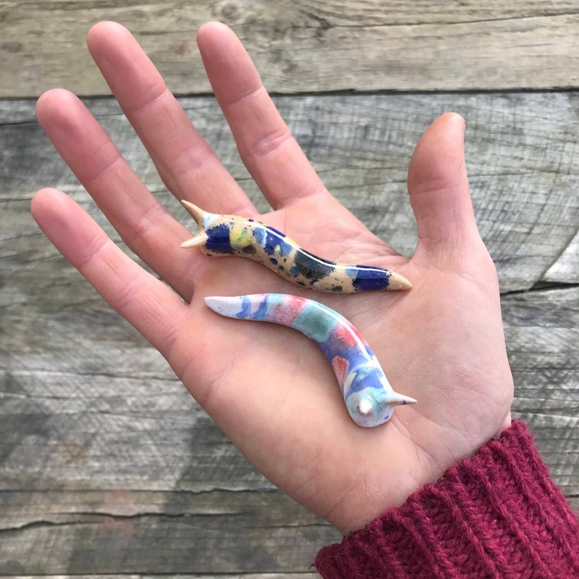 Ceramic Slugs Assorted Pack of X3 - Etsy