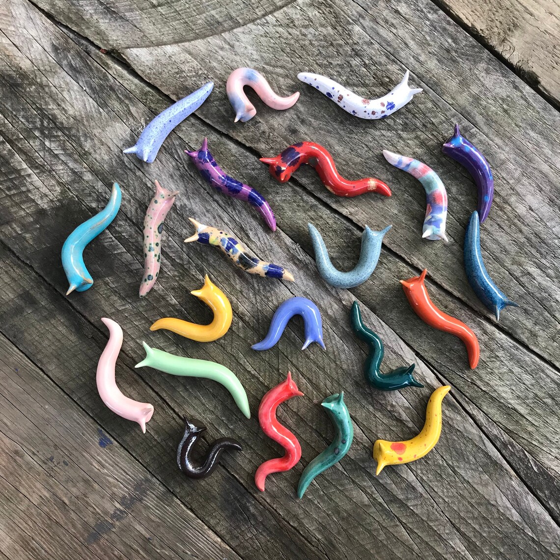 Ceramic Slugs Assorted Pack of X3 - Etsy