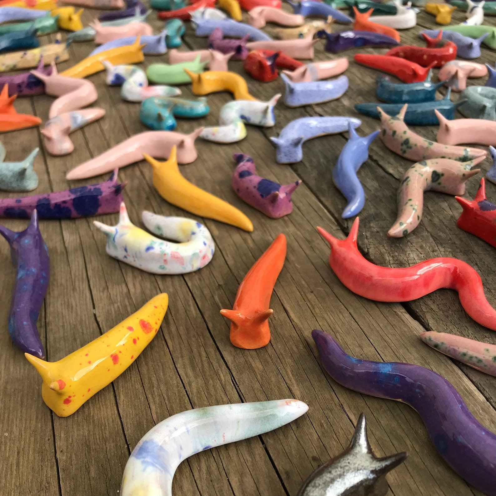 Ceramic Slugs Assorted Pack of X3 - Etsy