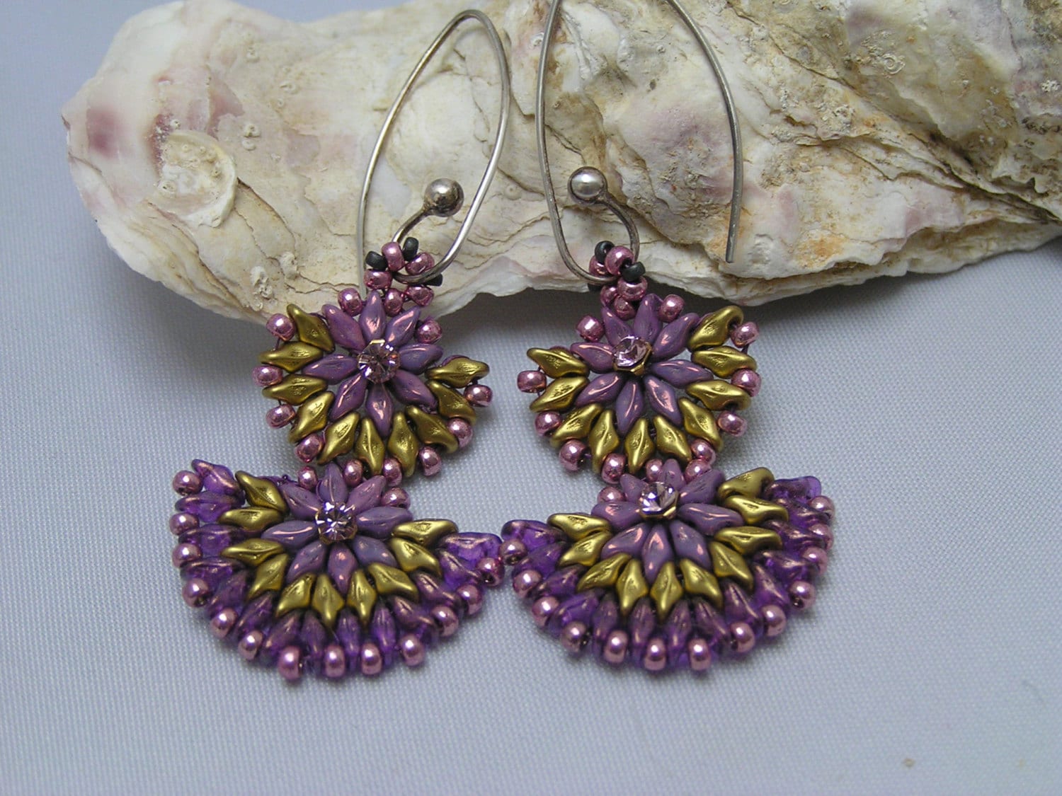 Pattern/tutorial in English for the Earrings "petticoat" - Etsy