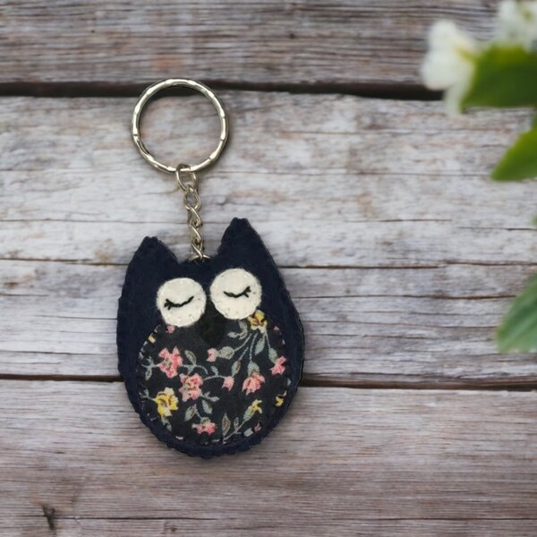 Owl Key Ring - Etsy UK