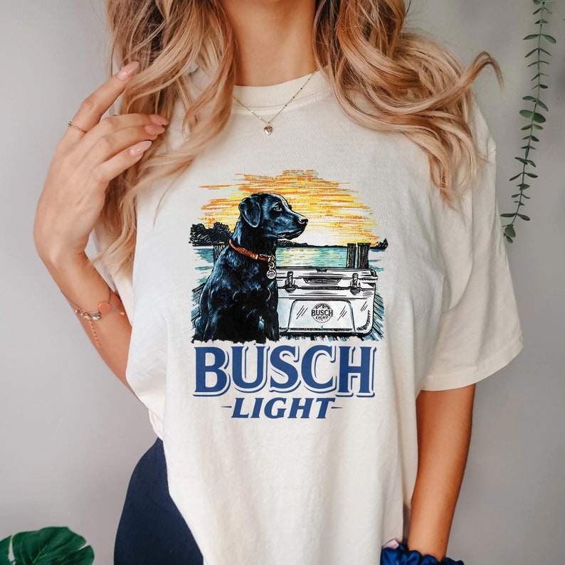 Busch Light Dog Shirt, Busch Light Beer Sweatshirt, Beer Lover Tee, Dog ...