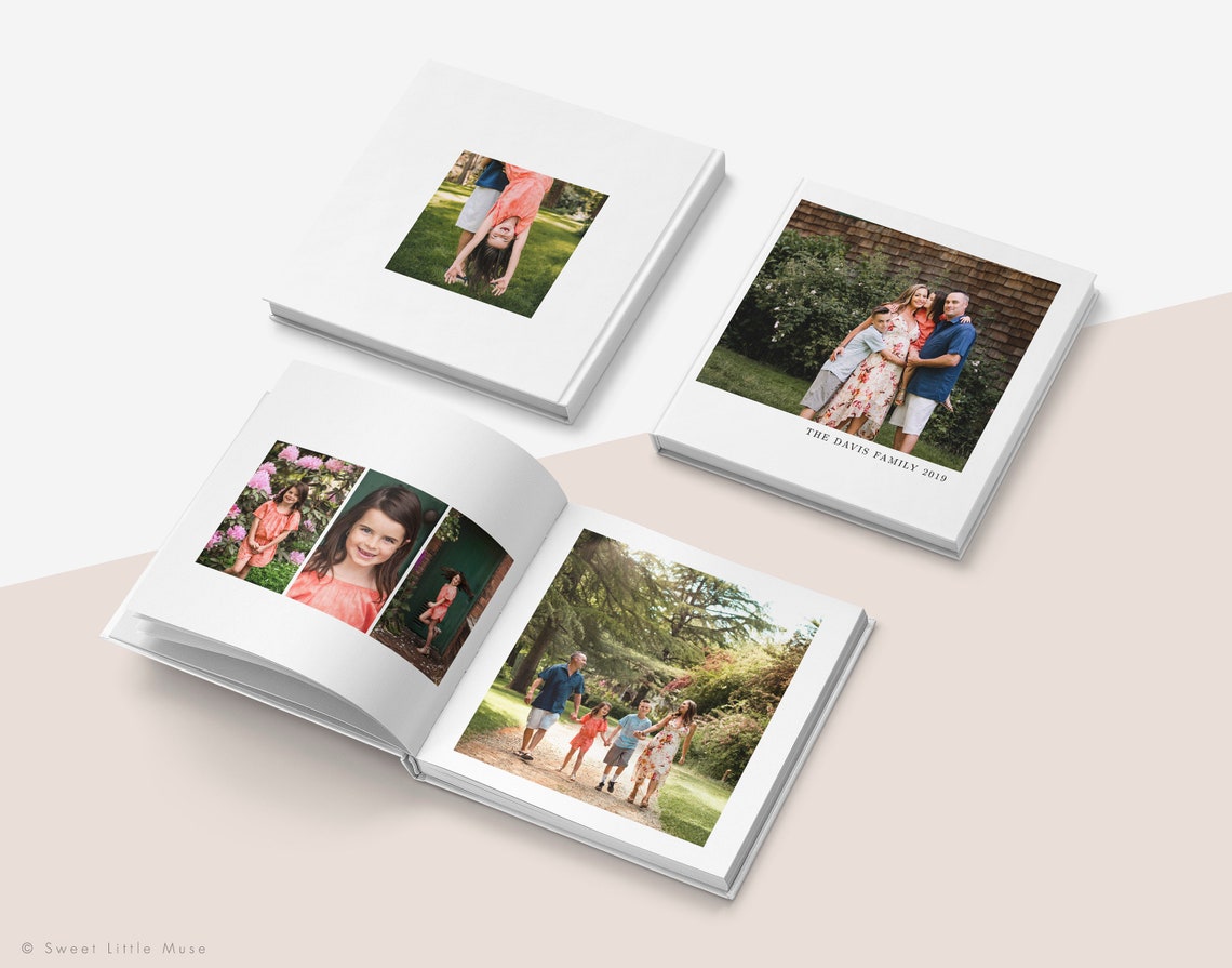 Album Template for Photographers Photo Book Template - Etsy