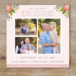 Mini Session Template Bundle Spring Mini Session Templates - Etsy