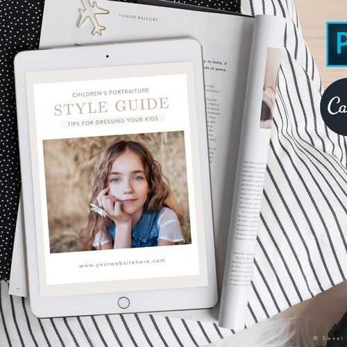 Senior Photography Style Guide Template for Canva Photography - Etsy