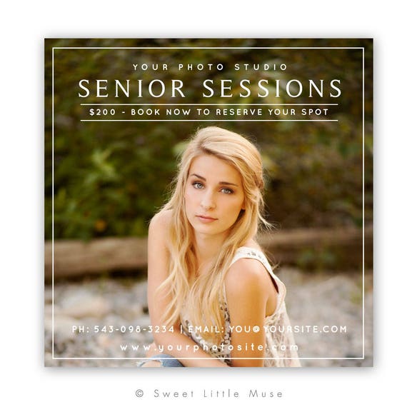 Senior Portrait Templates