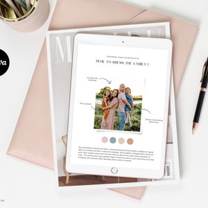 Family Photography Client Guide Template – What to Wear Session Prep ...