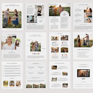 Family Photography Client Guide Template – What to Wear Session Prep ...