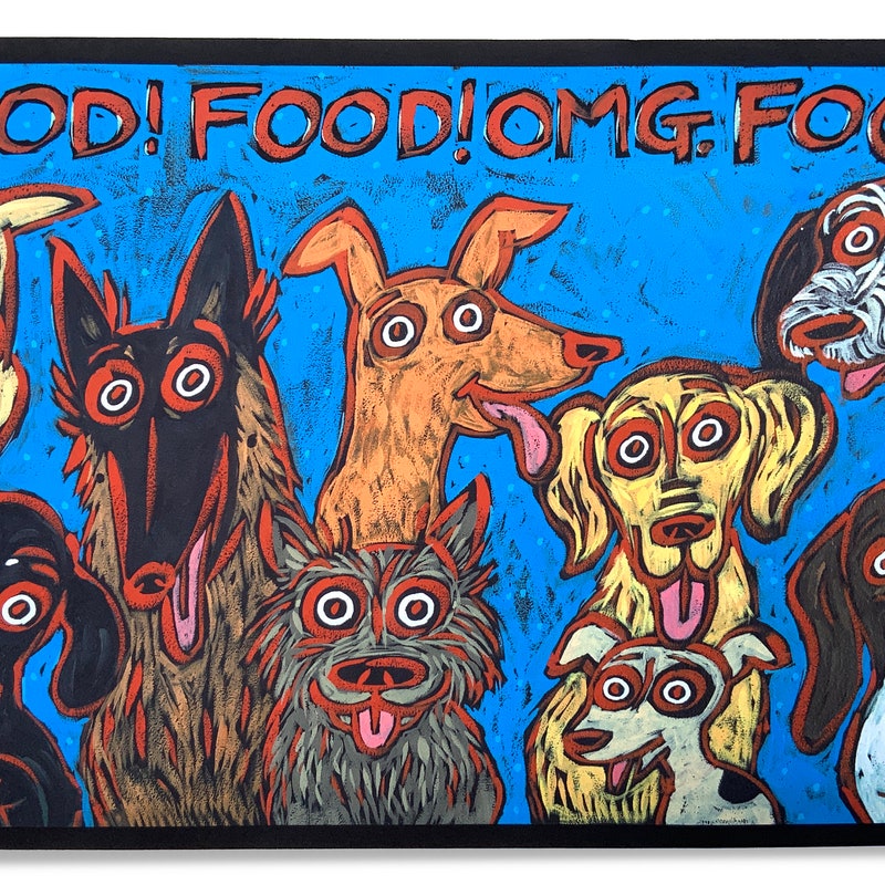 Neoprene Mat for Dog Bowl - Etsy