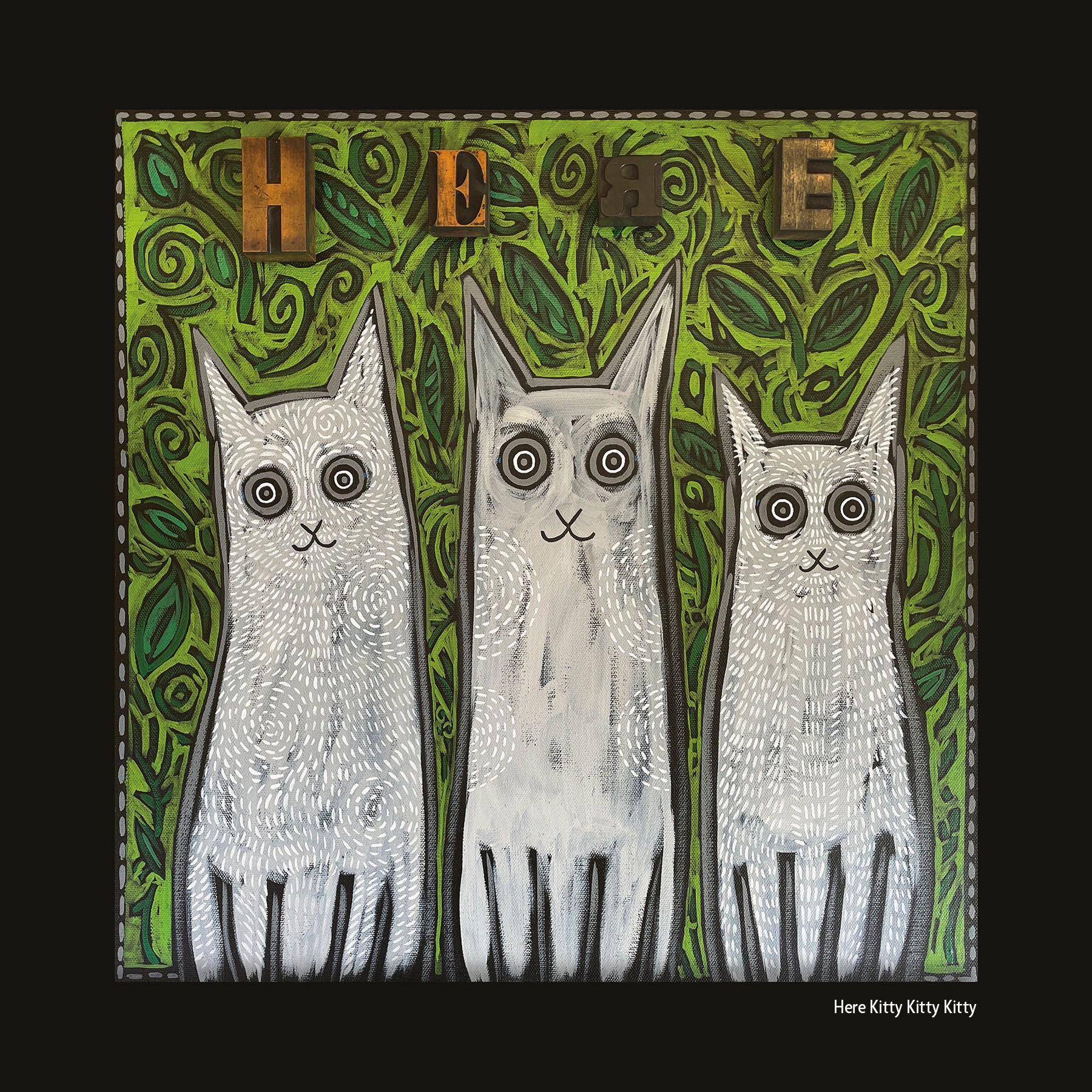 2025 12x12 Cats Dogs Words Calendar Paintings by Sherry Scharschmidt ...