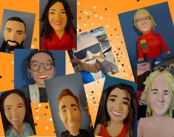 Custom Person Pinata Look a Like Piñata Portrait | Etsy