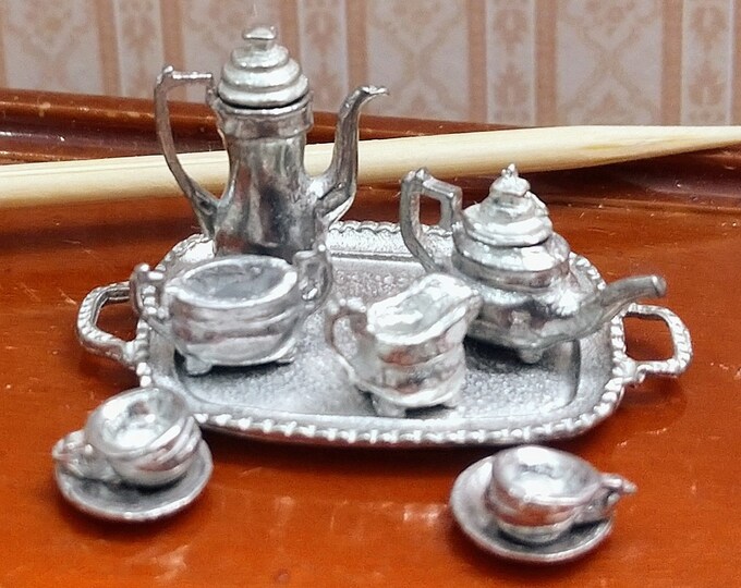 Dolls House 1:24 Scale Miniature Tea Set - Etsy
