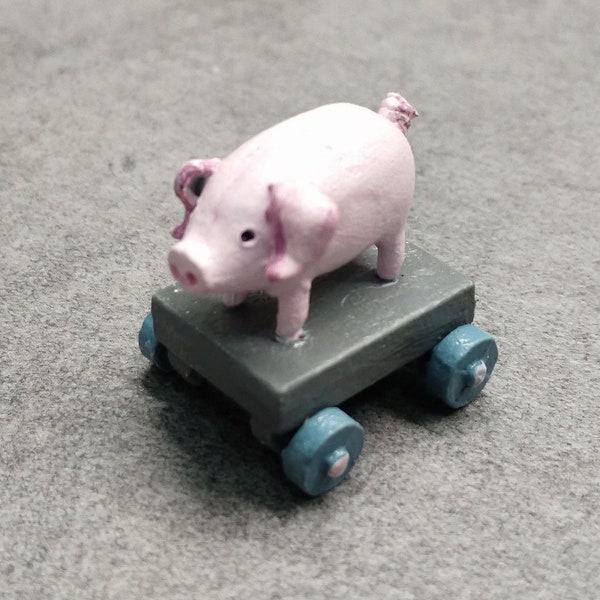 Pig Pull Toy - Etsy