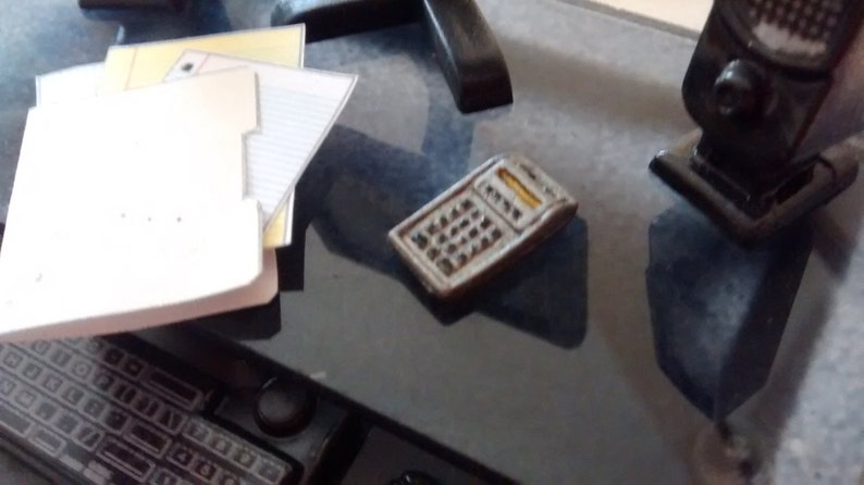 12th scale dolls house modern calculator | Etsy