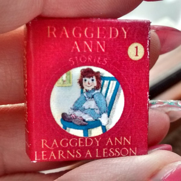 Raggedy Ann Book - Etsy