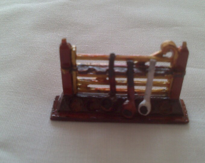 12th Scale Dolls House Pipe Rack With 3 Separate Pipes - Etsy