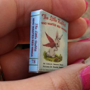 Dolls House 12th Scale the Little Rabbit Who Wanted Red Wings. - Etsy
