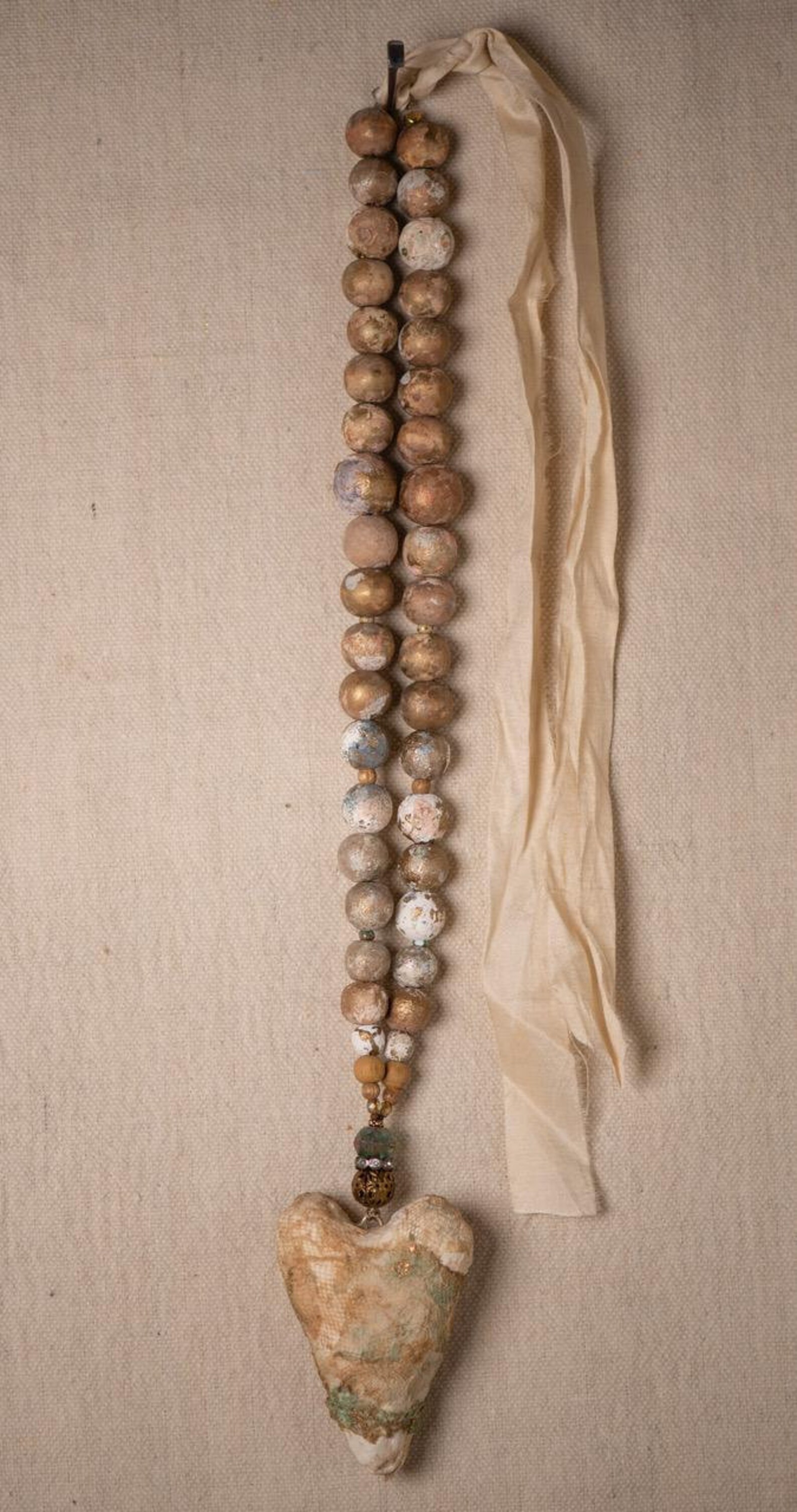 Painted Wood Garland Wood Garland Artists Hand Made - Etsy