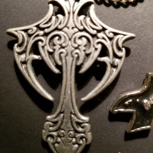 Lot Punk Rock Necklaces + Rocker Pendants + Skulls and Crosses ...