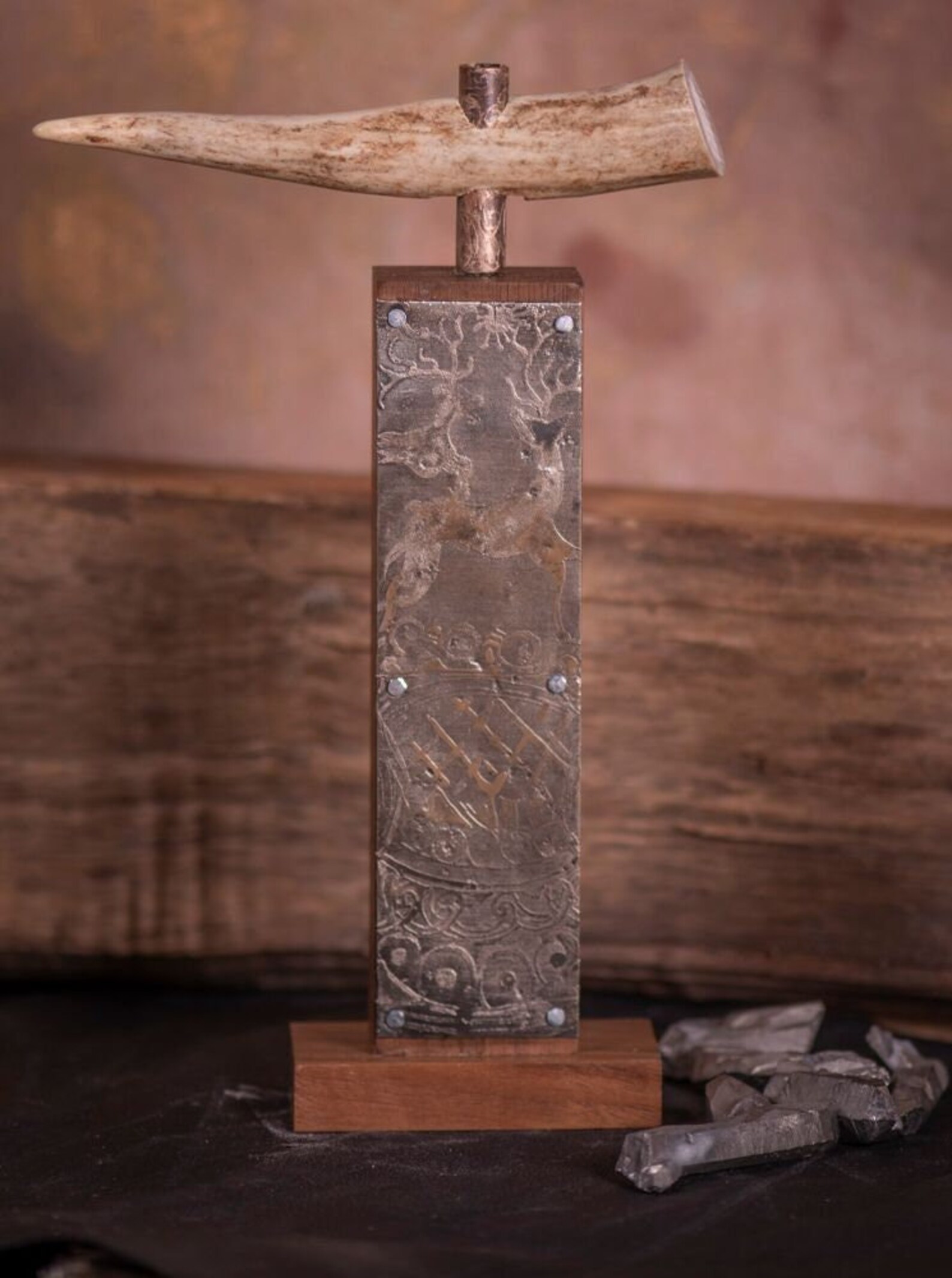 Deer Sprit Candle Altar Mythical Deer Altar Piece Woodland - Etsy