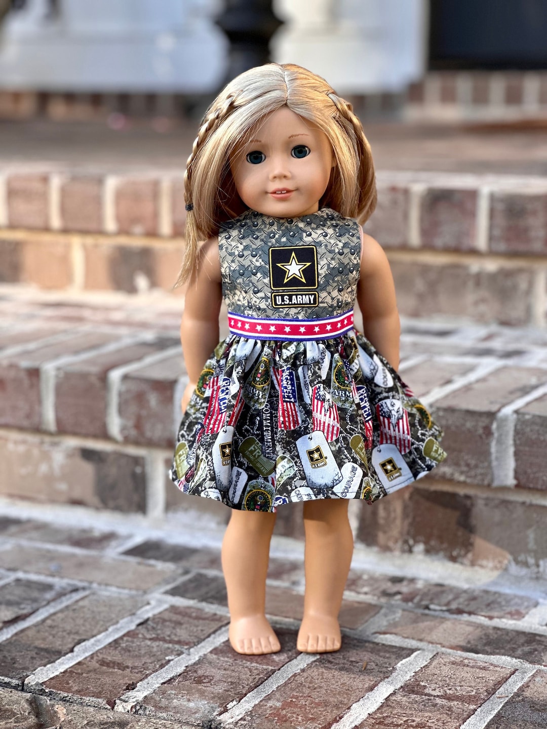 US Army 18" Doll Dress - Etsy