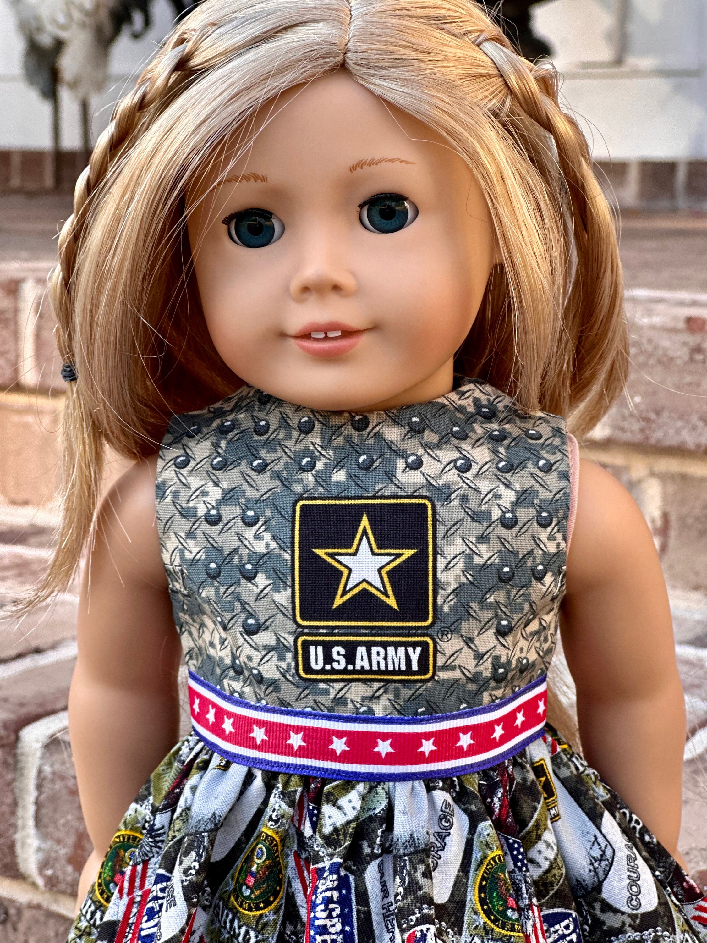 US Army 18 Doll Dress - Etsy
