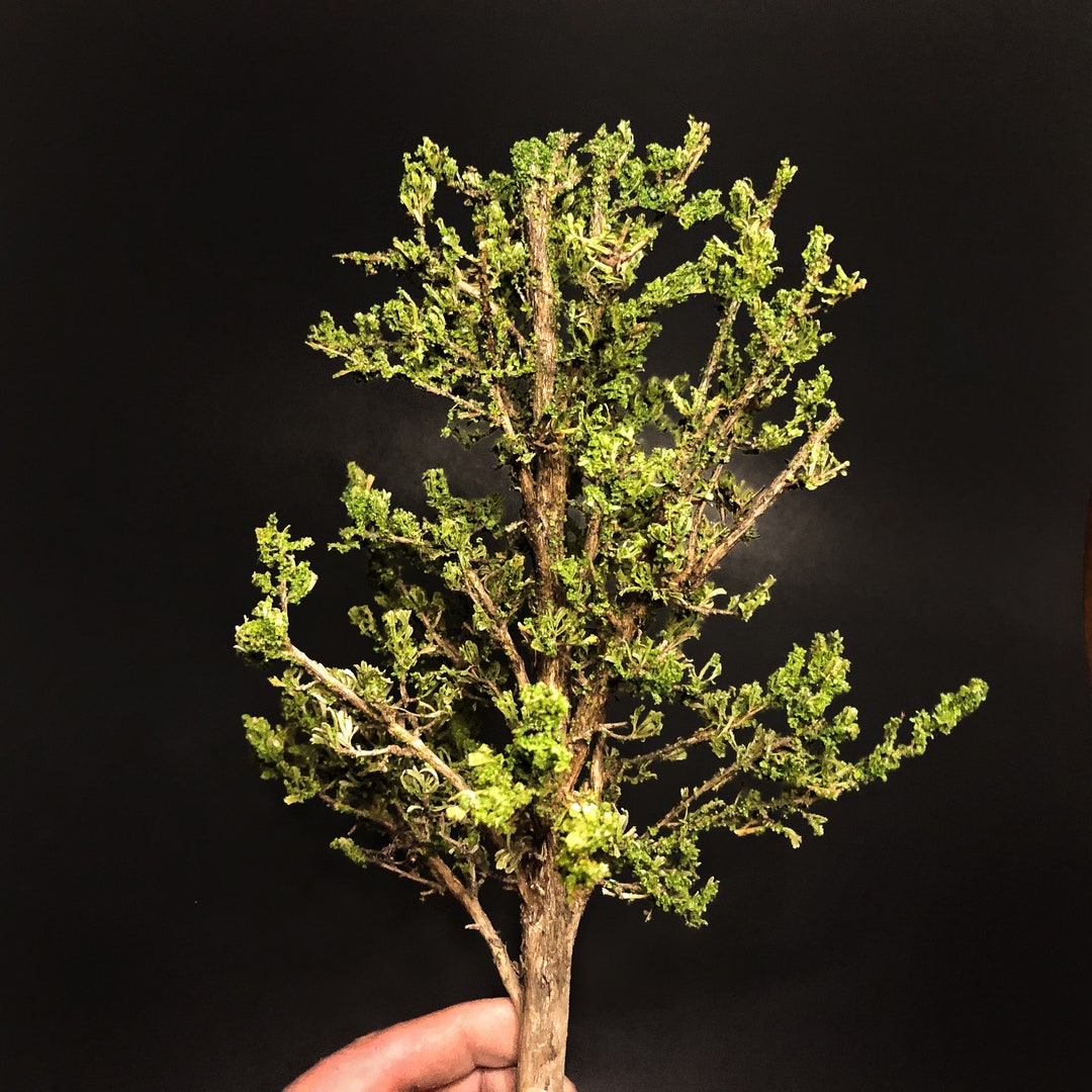 Large Green Completed Model Tree Miniature for Dioramas, Wargaming ...