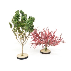 5 Model Tree Armatures Miniature for Dioramas, Wargaming, Railway ...