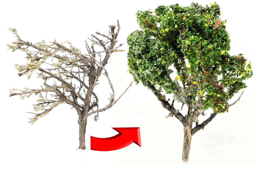 5 Model Tree Armatures Miniature for Dioramas, Wargaming, Railway ...