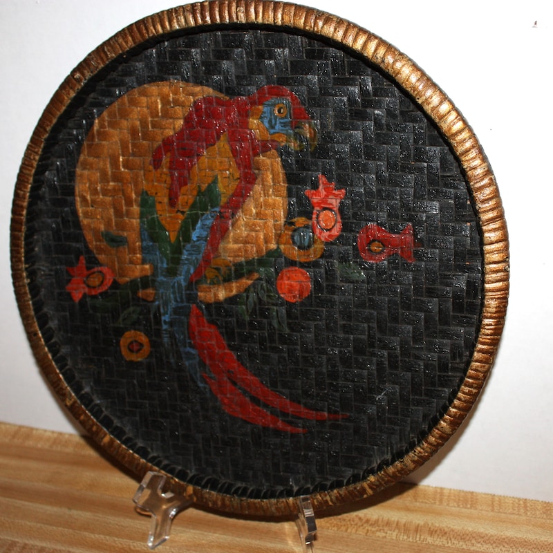 Hand Painted Parrot - Etsy