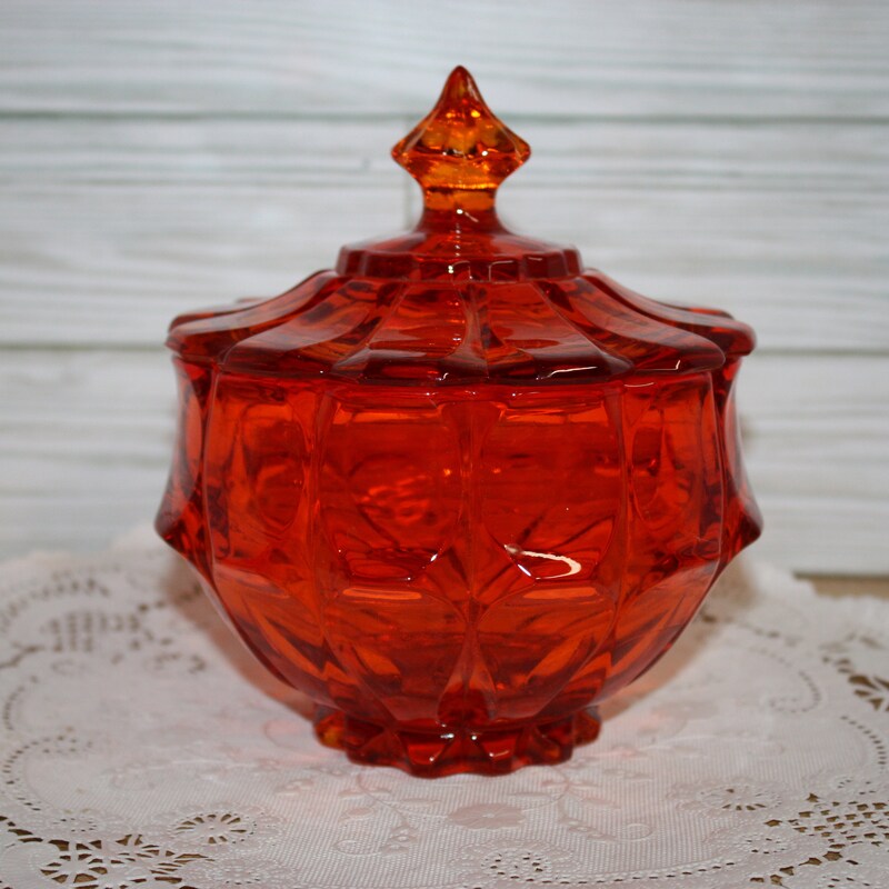 Glass Candy Bowl - Etsy