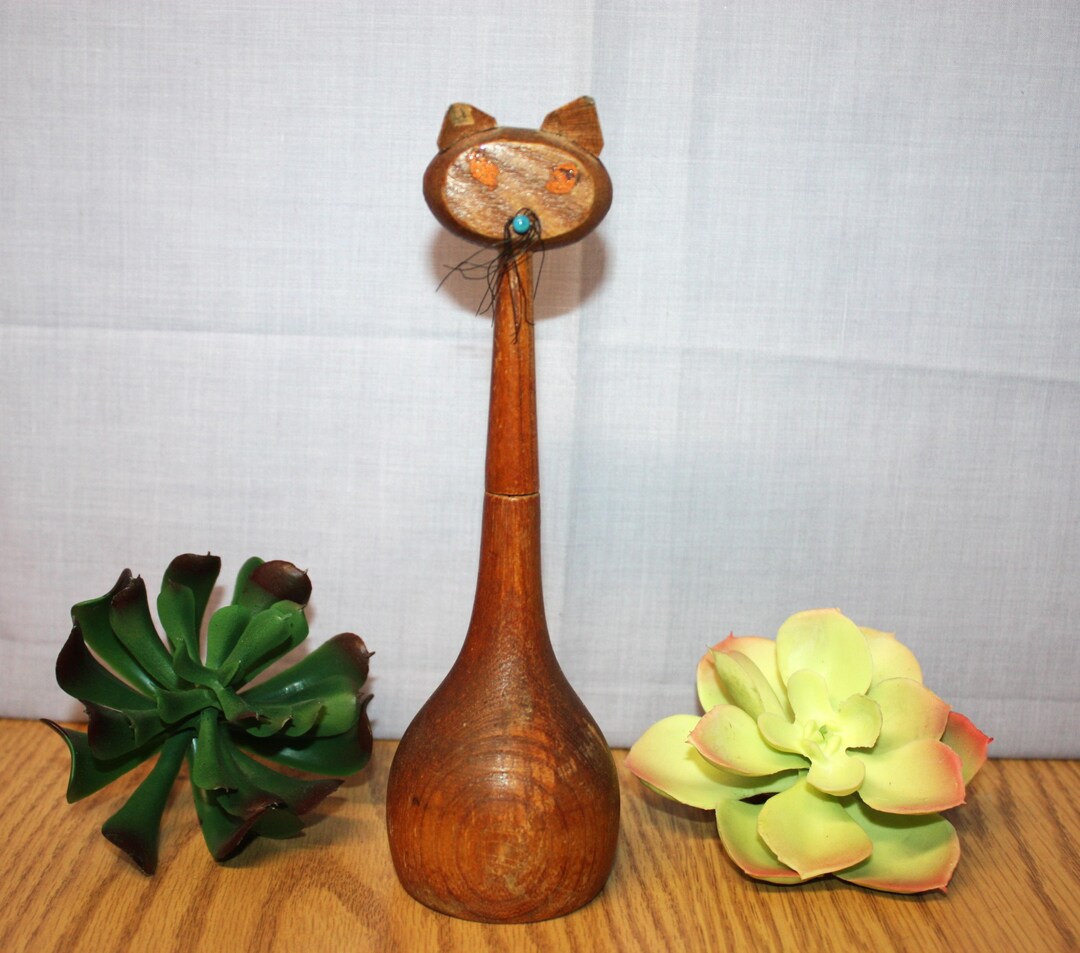 Chippy Shabby MCM 2 Pc Cat Shaped Letter Opener, 7" Tall Missing ...