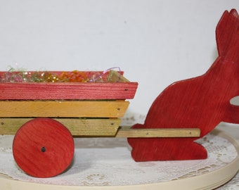 Rabbit Pulling Cart - Etsy