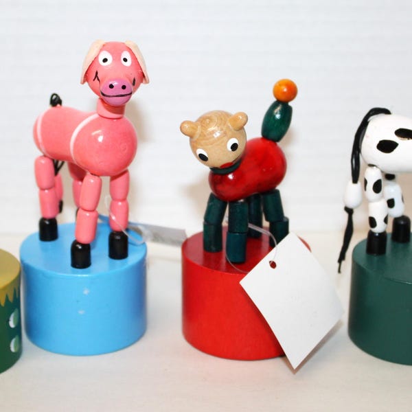 Push up Toy - Etsy