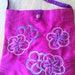Hand Embroidered Fuchsia Silk Purse - Etsy