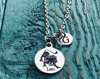 Leo necklace | Etsy